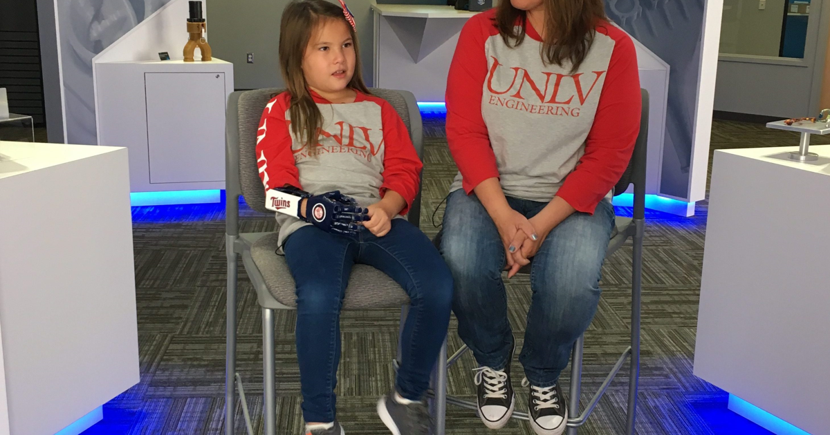Hailey Dawson Learns About the Technology Behind Her Hand