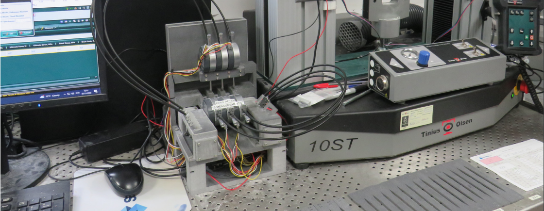 Accurate industrial testing machine printed from SAF™ PA12